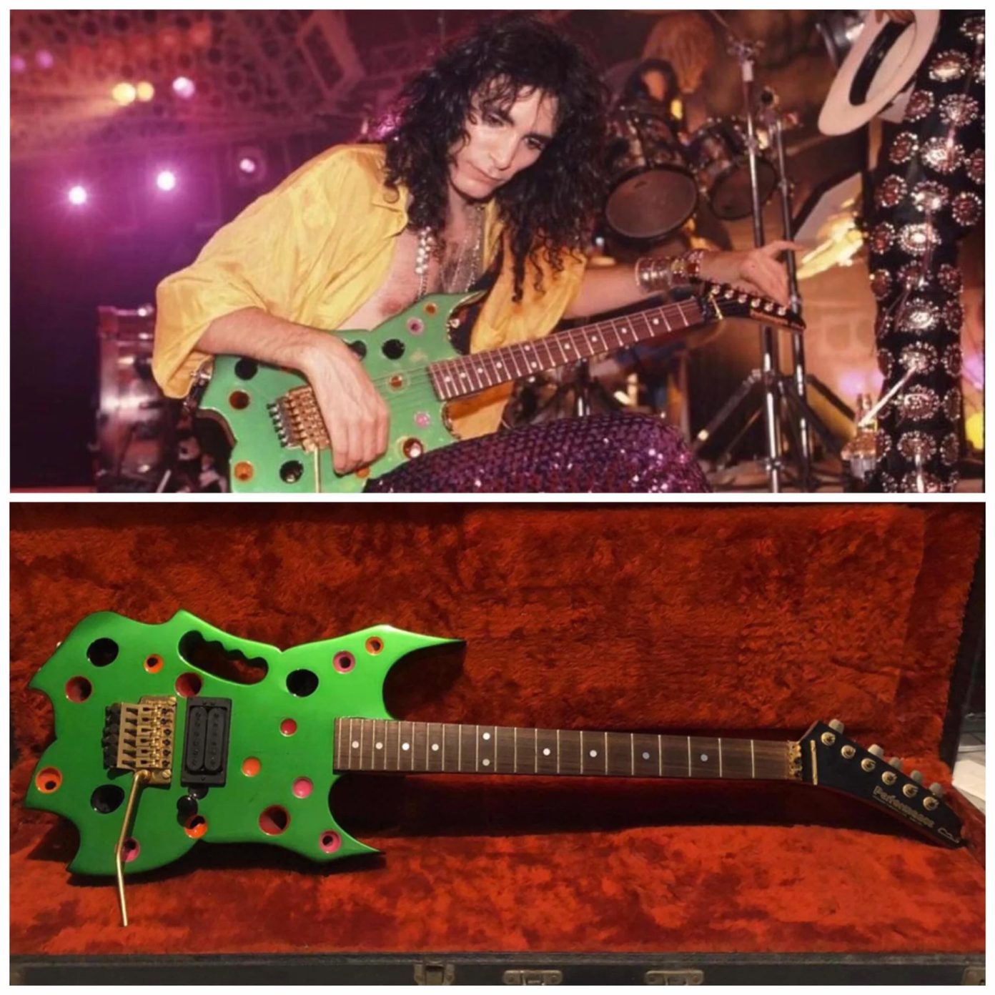 Steve Vai 在〈Yankee Rose〉MV 彈的訂製琴，遺失36年後找到了！ | 樂手巢 YSOLIFE