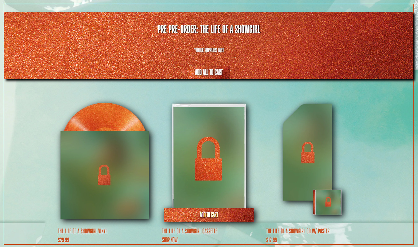 泰勒絲又出輯！12:12宣布發行第12張專輯《The Life of a Showgirl》 | 樂手巢 YSOLIFE